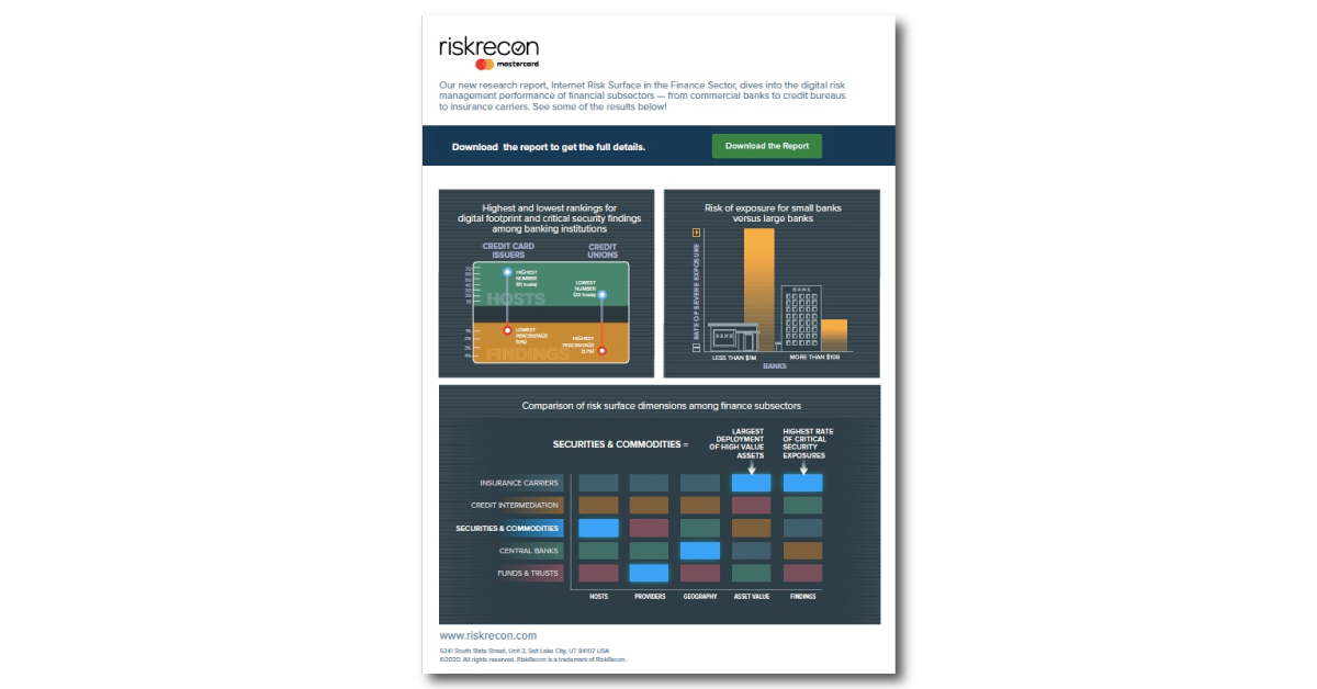 Infographic: Digital Risk in Finance Subsectors