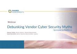 Webinar: Debunking Vendor Cybersecurity Myths